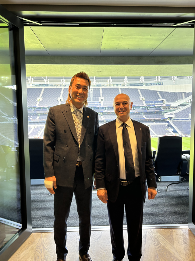 김병지 강원 대표이사, 레비 회장 초청으로 토트넘 방문...셀틱까지 방문해 양현준 격려